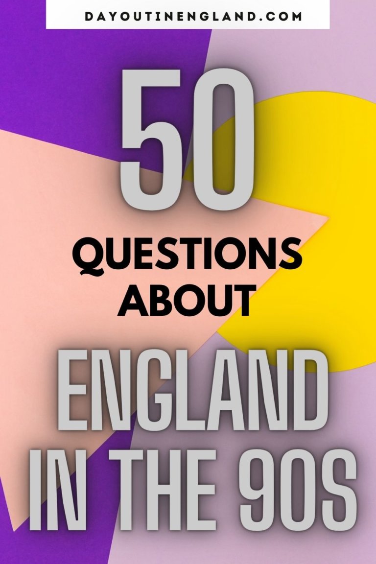 The BIG England 90s Quiz – 50 Questions & Answers | Day Out in England