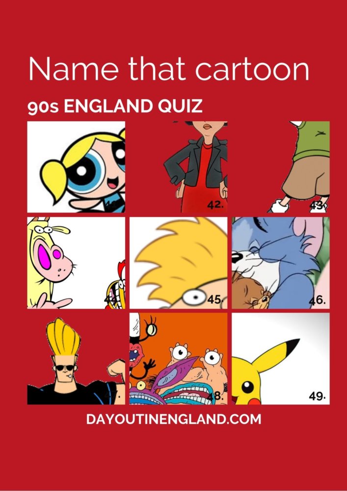 The BIG England 90s Quiz – 50 Questions & Answers | Day Out in England