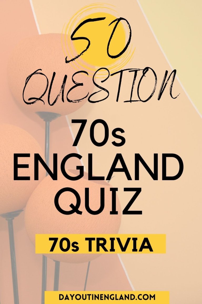 BIG England 70s Quiz – 50 Q&A + 2 Picture Rounds | Day Out in England